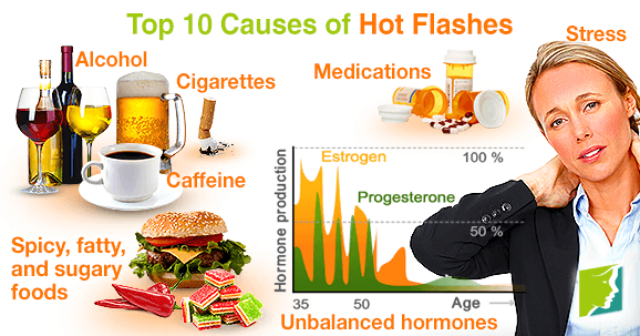 Top 10 Causes of Hot Flashes | Menopause Now Top 10 Causes of Hot Flashes | Menopause Now